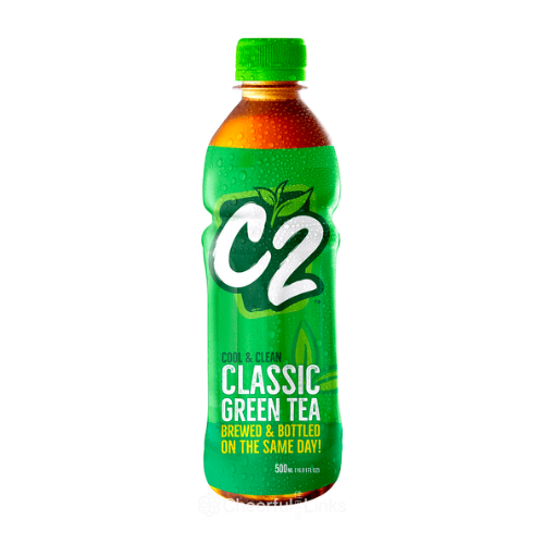 Green Tea Drink Regular Flavour 500ml by C2 Cool & Clean – Thai Food ...