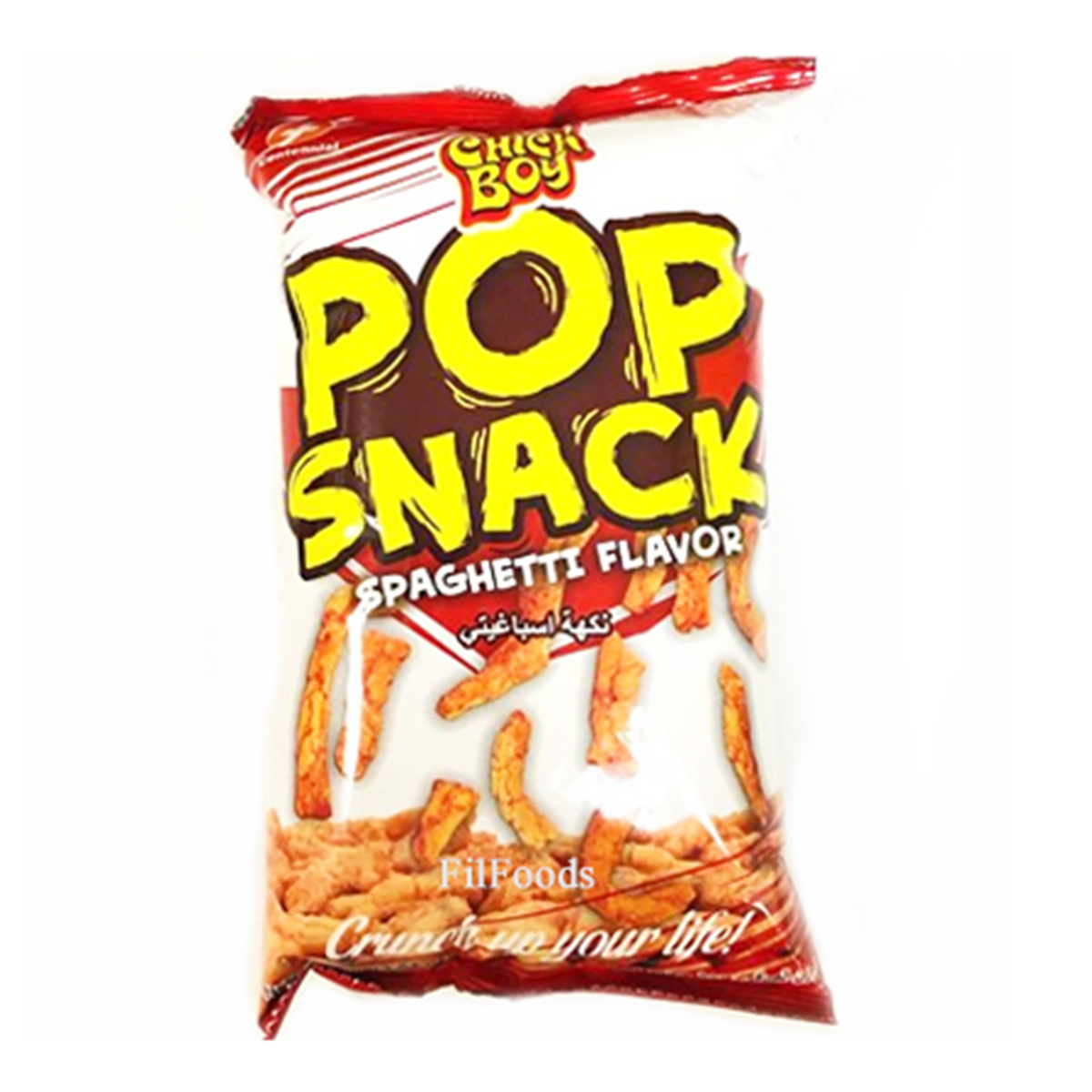 Pop-Niks Corn Snack Spaghetti Flavour 100g by Hobe Chick Boy – Thai ...