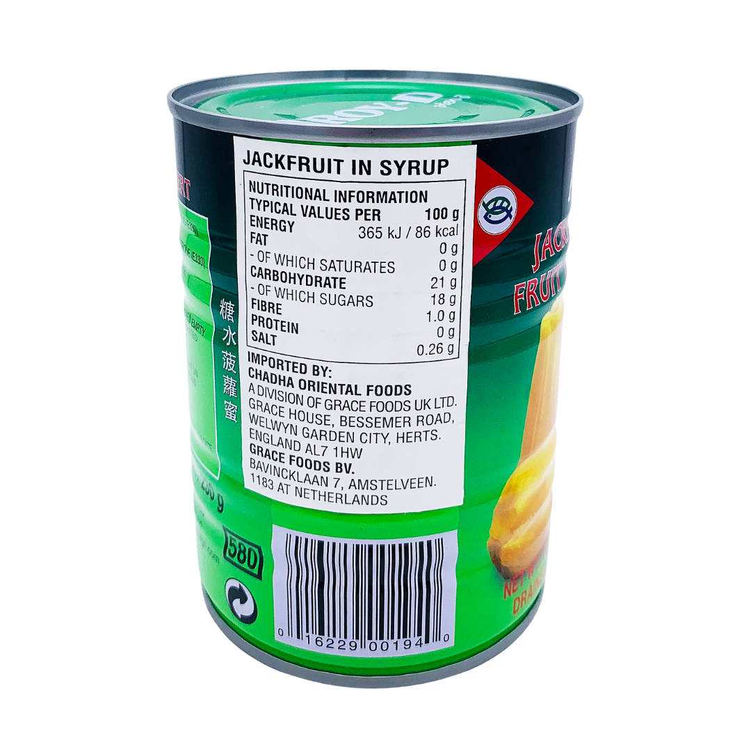 Thai Jack fruit (Jackfruit) in Syrup 565g Can by Aroy-D – Thai Food ...
