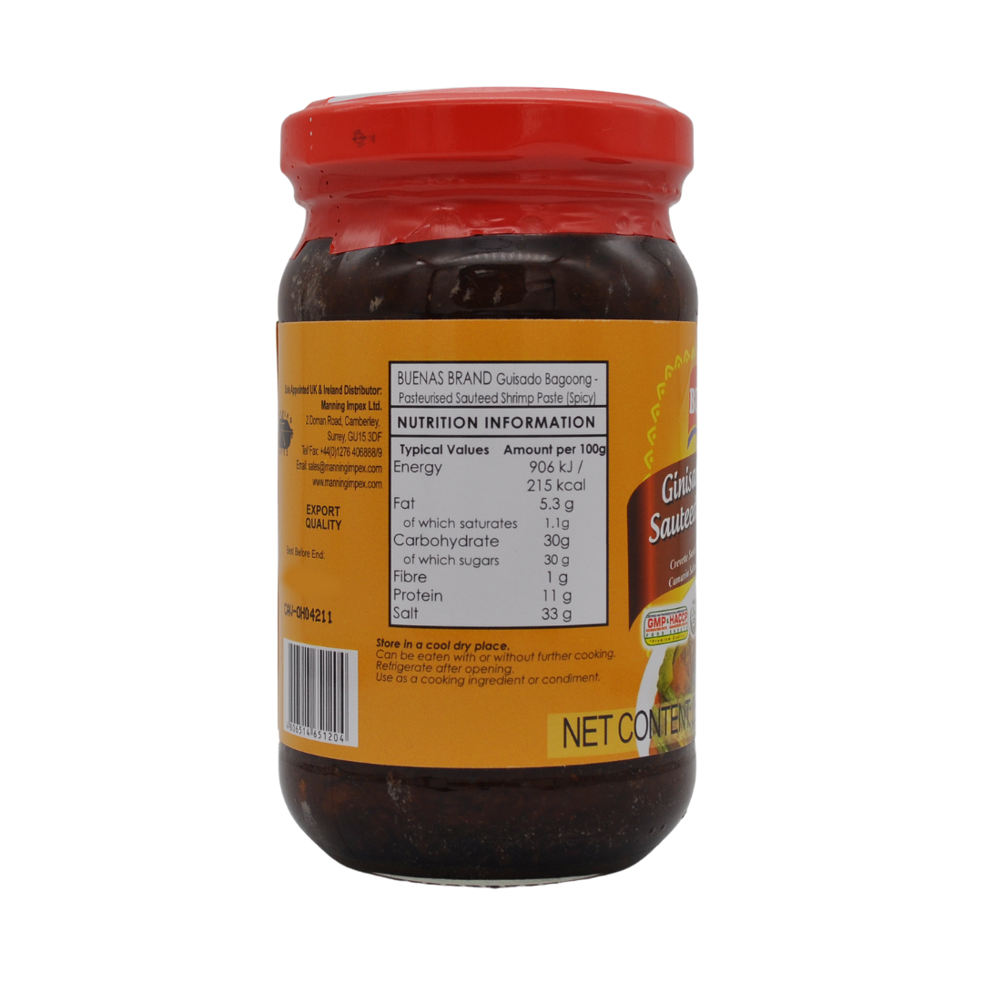 Sauteed Shrimp Paste (Guisado) Hot 250g Jar by Buenas – Thai Food ...