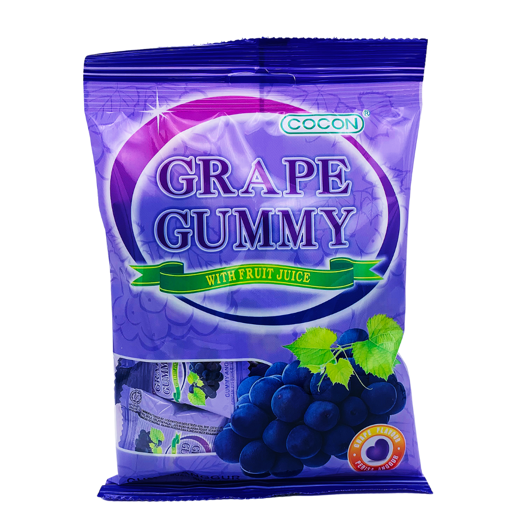 Gummy Jelly Sweets Grape Flavoured 100g by Cocon – Thai Food Online ...