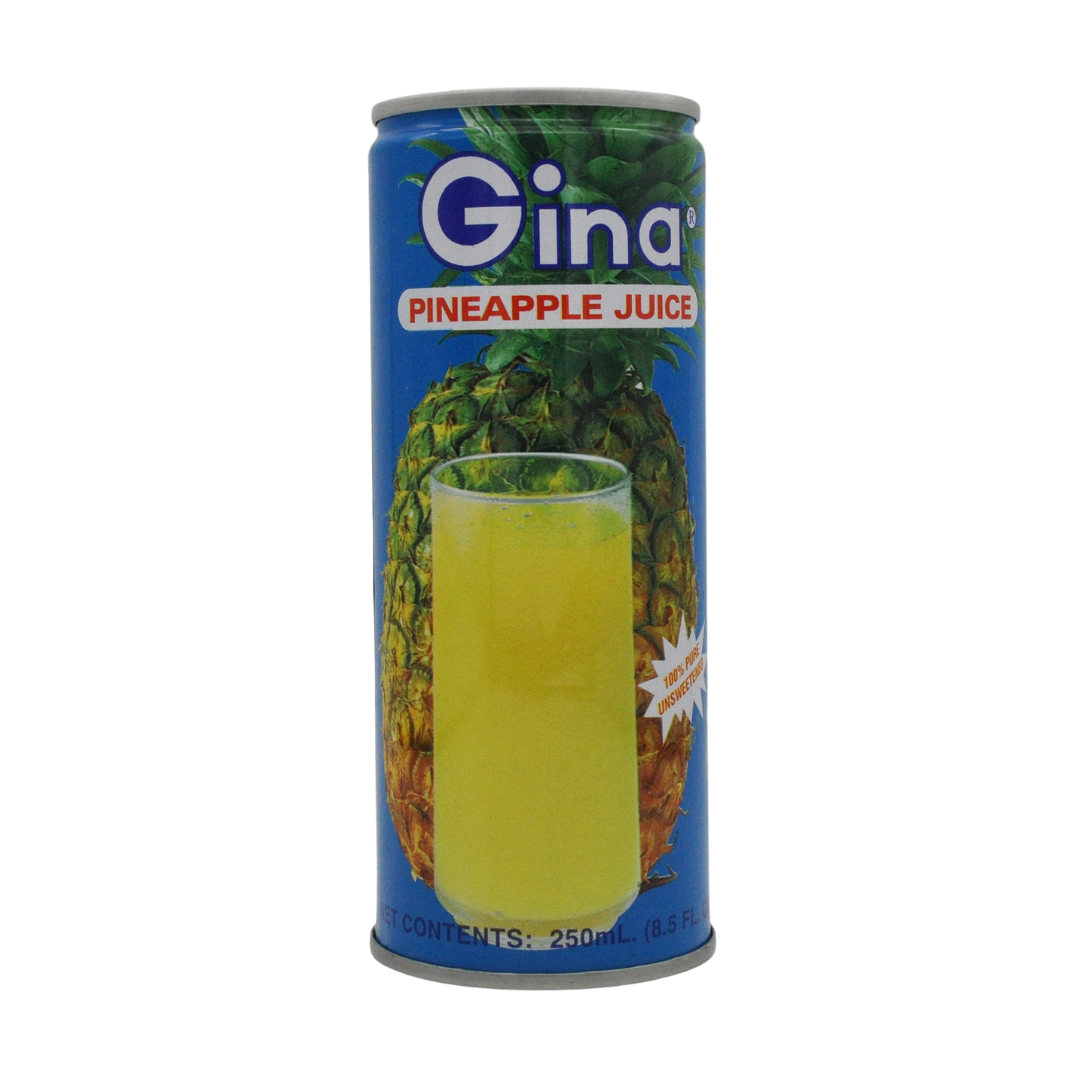 Filipino pineapple juice (250ml can) by Gina – Thai Food Online ...