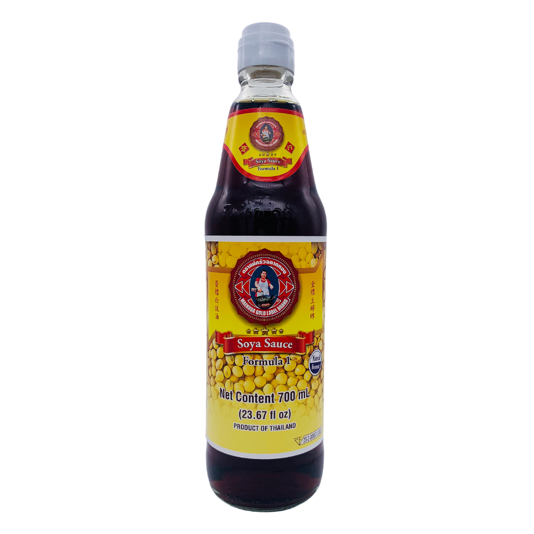 Gold Label No. 1 Thin Soya Sauce (Yellow Label) 700ml by Maekrua – Thai ...