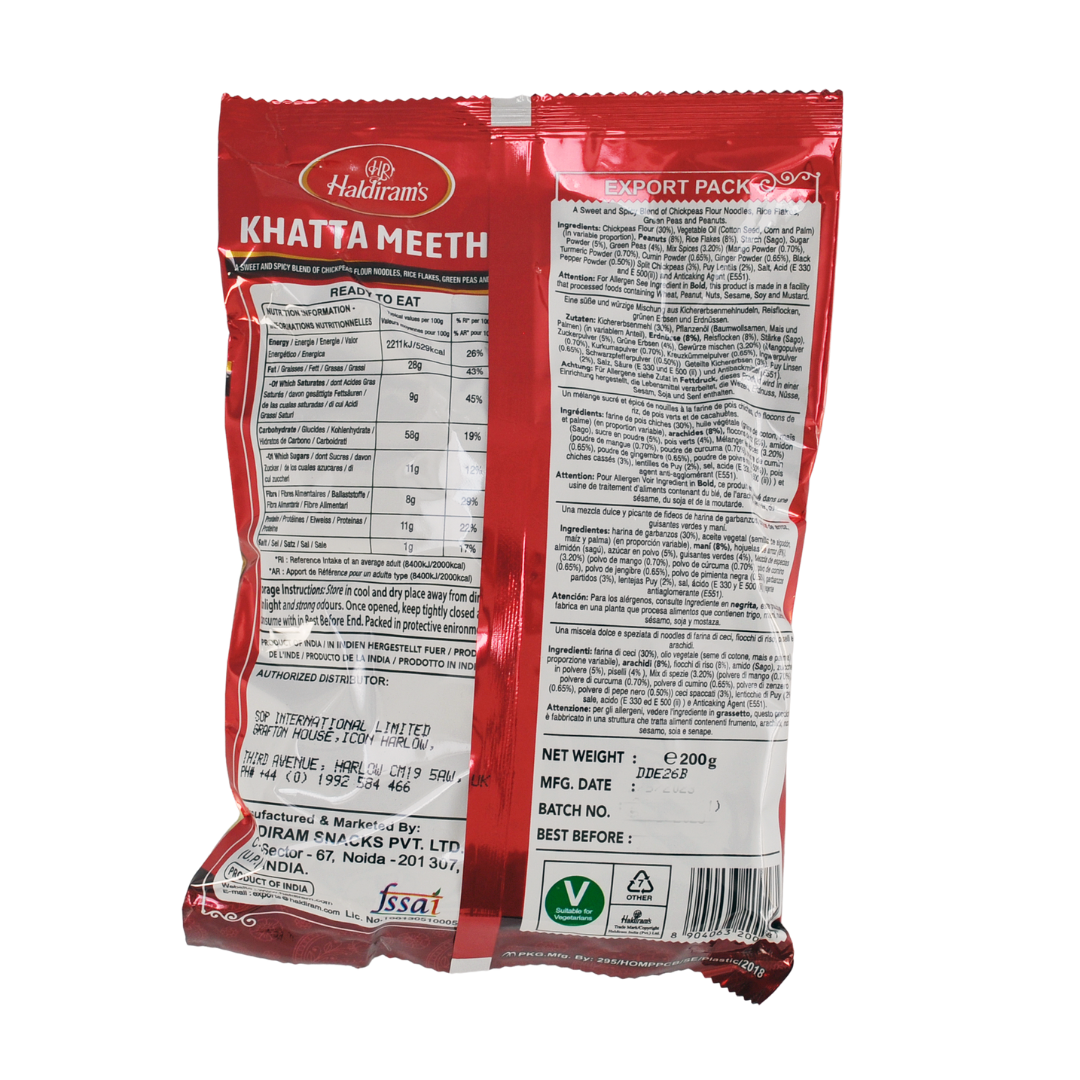 Khatta Meetha 200g by Haldirams – Thai Food Online (authentic Thai ...