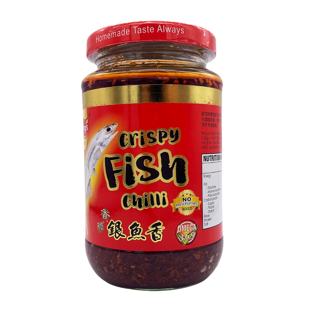 Crispy Fish Chilli in Oil 340g by Heng's – Thai Food Online (authentic ...