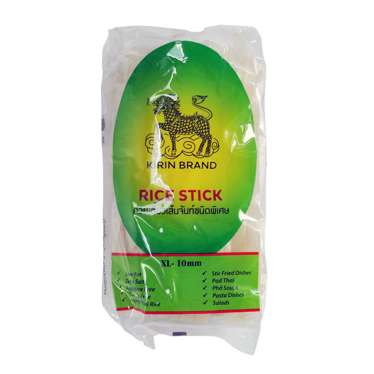 Thai Rice Stick (10mm) 400g by Kirin – Thai Food Online (authentic Thai ...