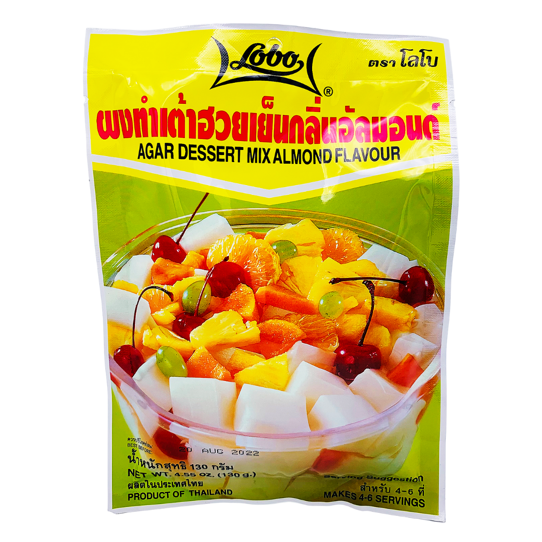Agar Dessert Mix / Powder Almond Flavour 130g by Lobo – Thai Food ...