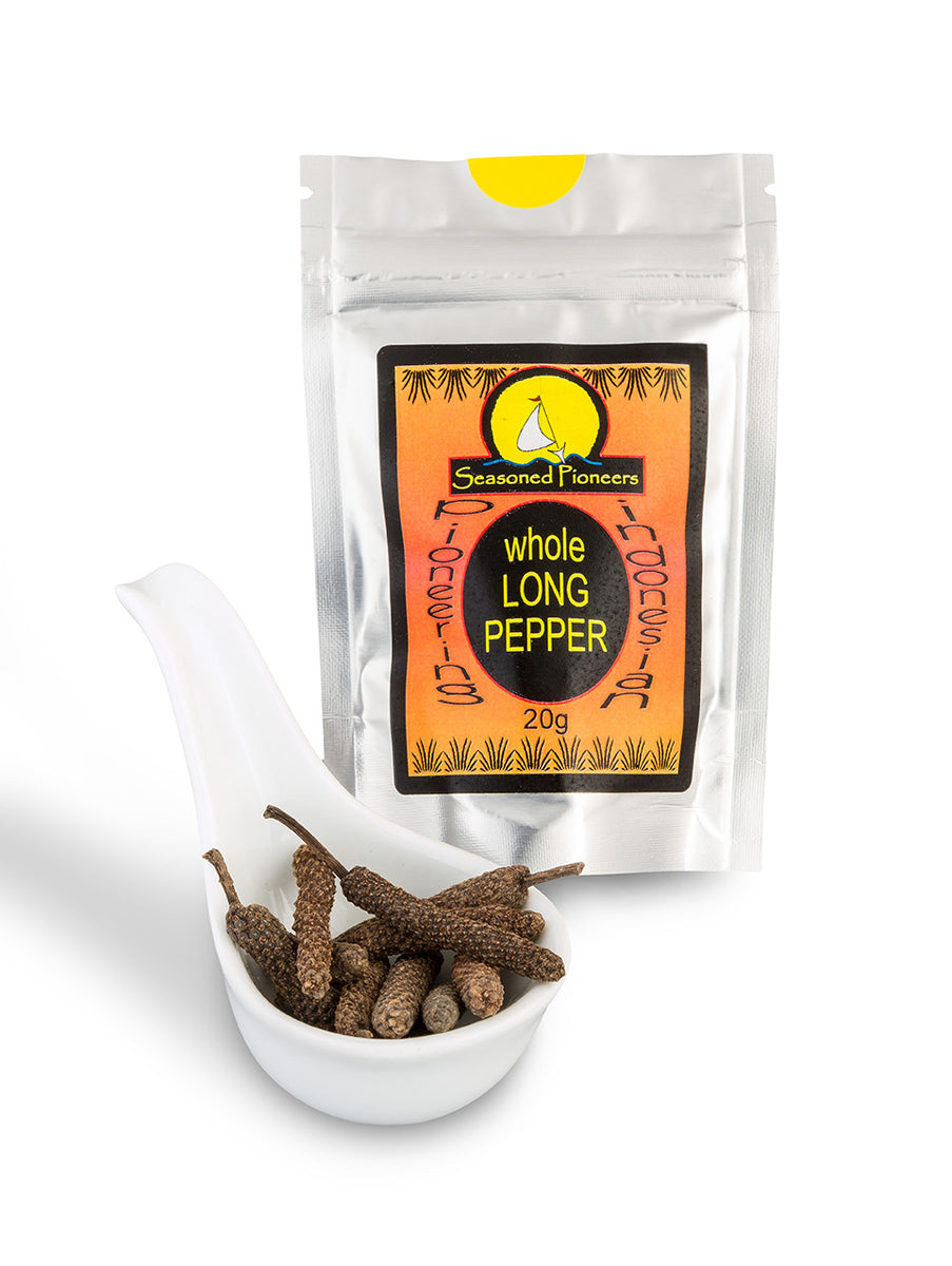 Dried Long Pepper Whole 20g by Seasoned Pioneers – Thai Food Online ...