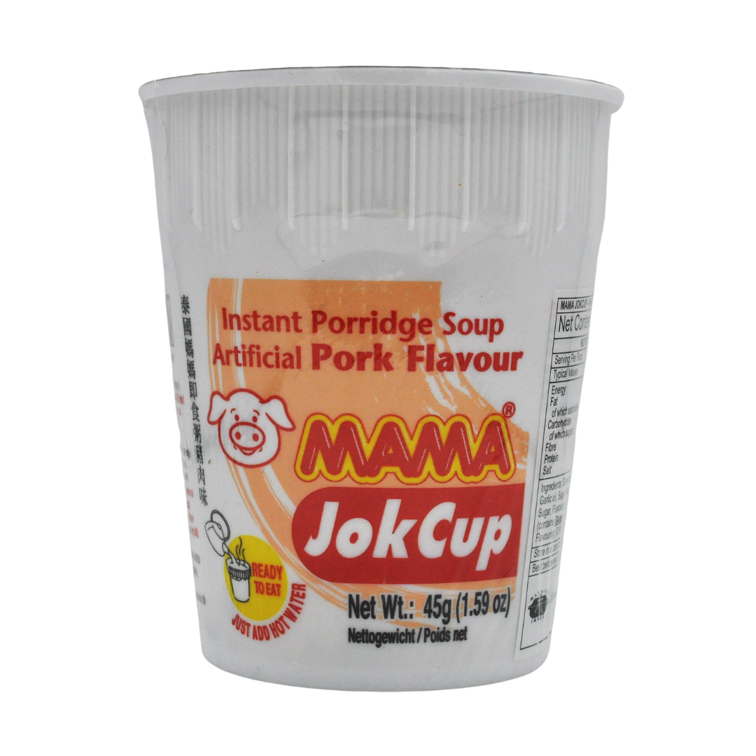 Jok Cup Rice Porridge Pork Flavour 45g by Mama – Thai Food Online ...