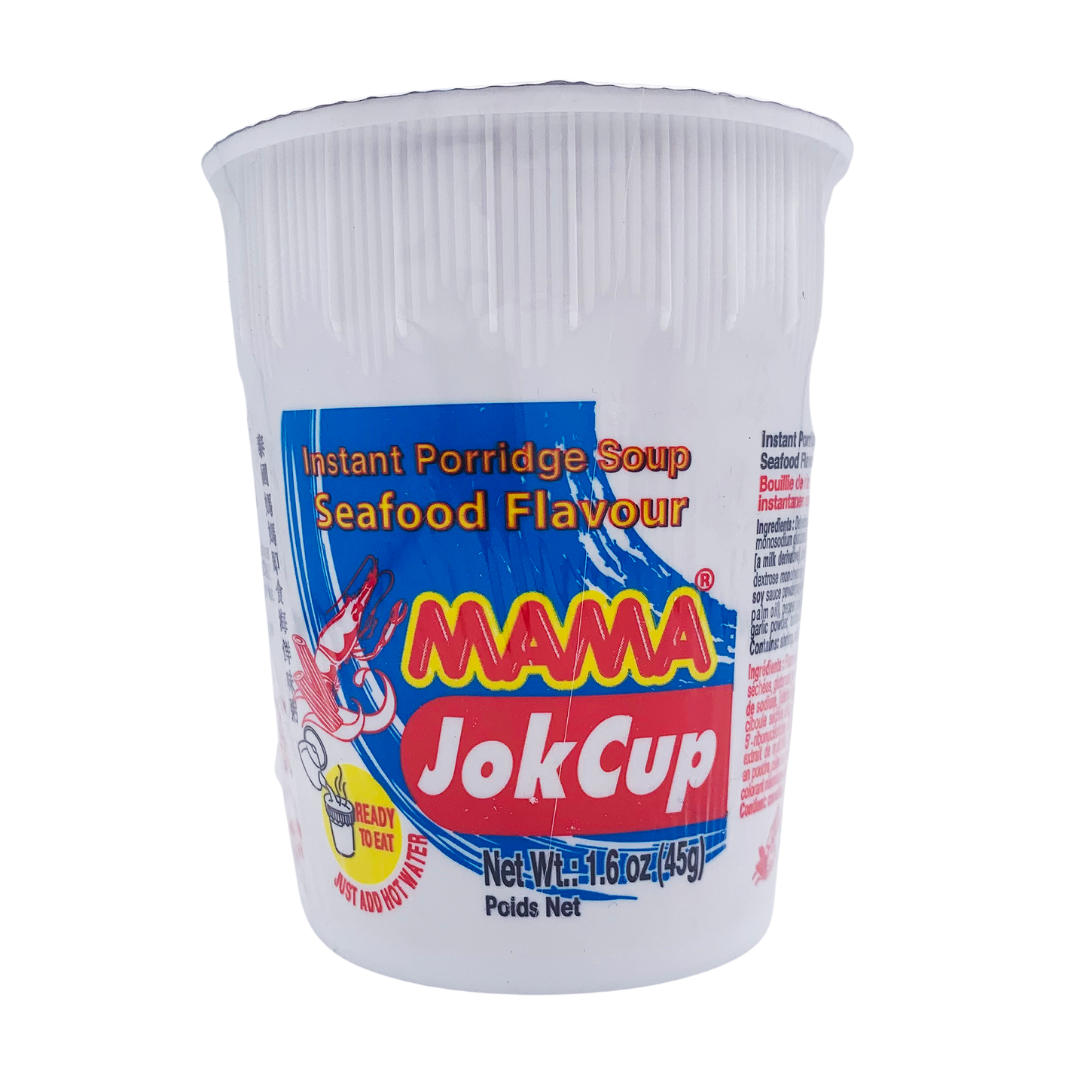 Jok Cup Rice Porridge Seafood Flavour 45g by Mama – Thai Food Online ...