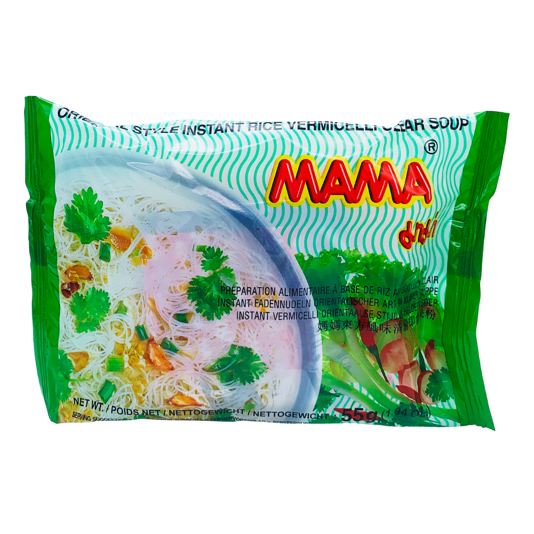 Instant Rice Vermicelli (Clear Soup) 55g by Mama – Thai Food Online ...