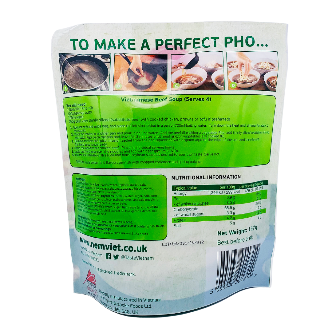 Vietnamese Pho Kit 157g by Nem Viet – Thai Food Online (authentic Thai ...
