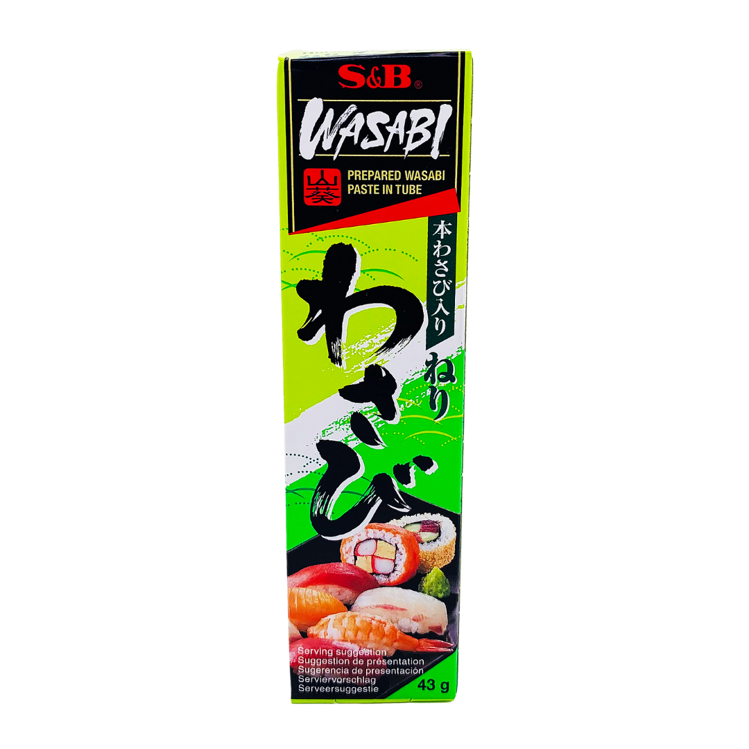 Japanese Wasabi Paste in Tube 43g by S&B – Thai Food Online (authentic ...