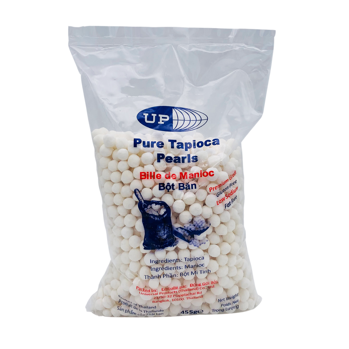 Tapioca Pearls (Large Pearls) 455g by UP – Thai Food Online (authentic ...