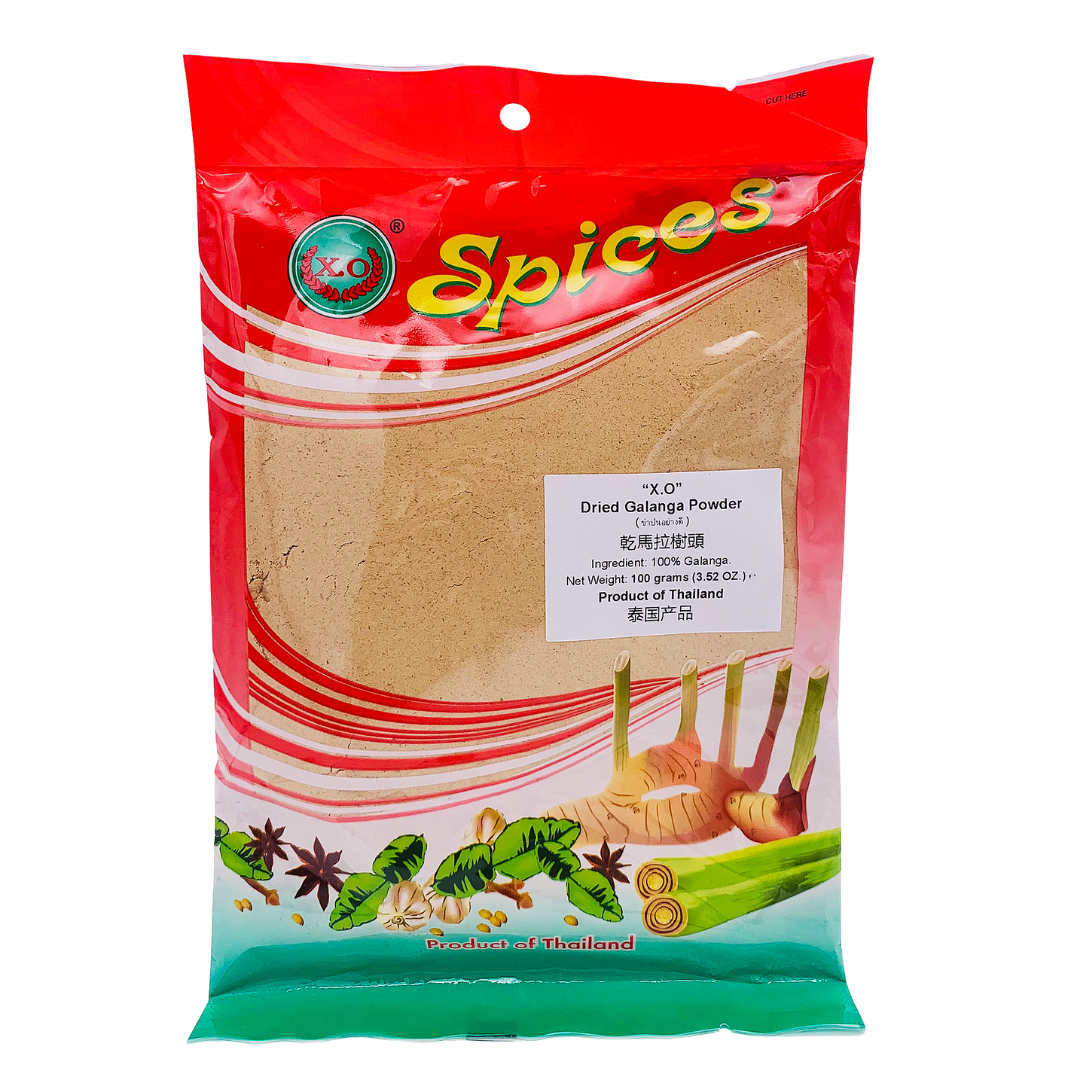 Thai Dried Galangal Powder 100g Packet by XO – Thai Food Online ...