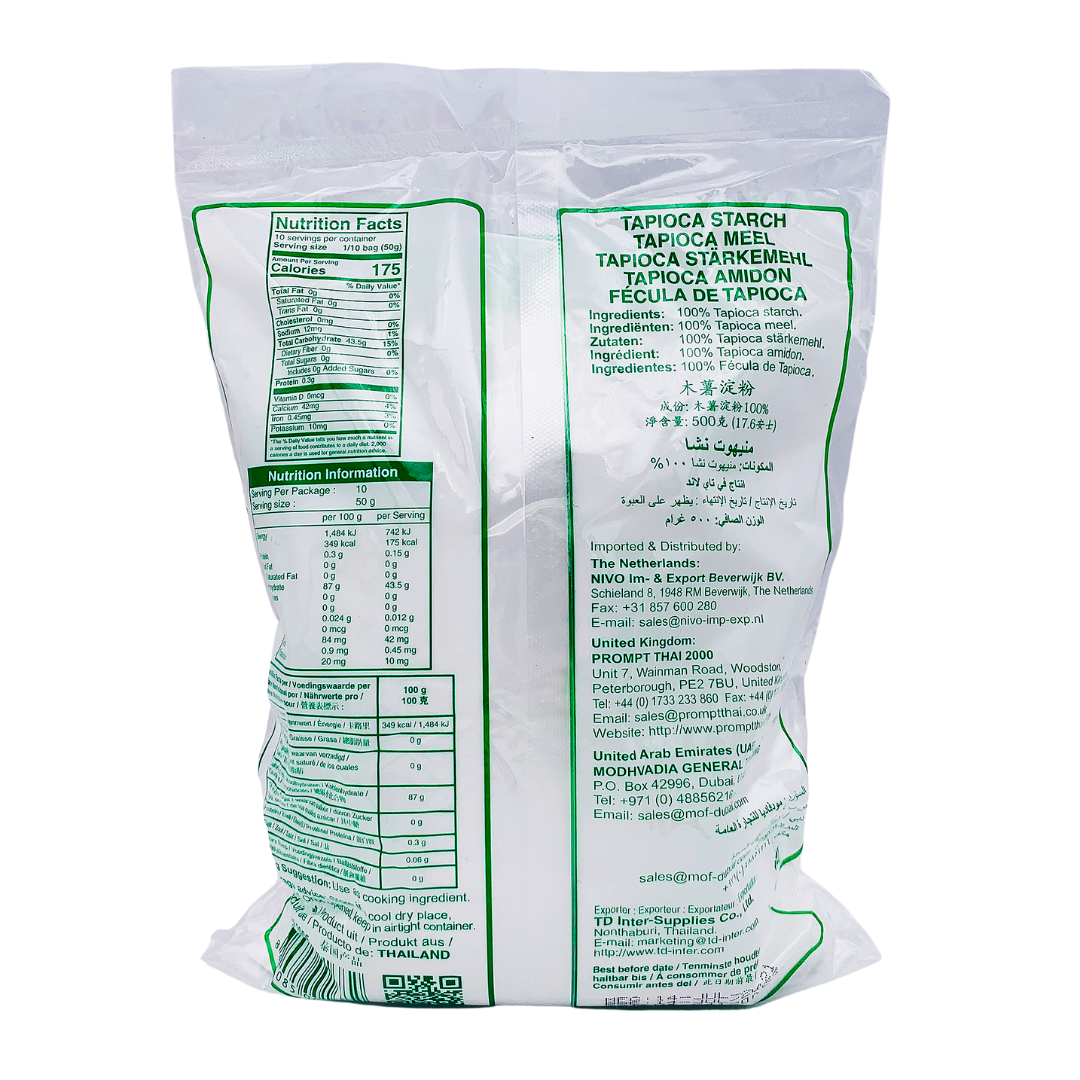 Thai tapioca flour (starch) (500g) by XO – Thai Food Online (authentic ...