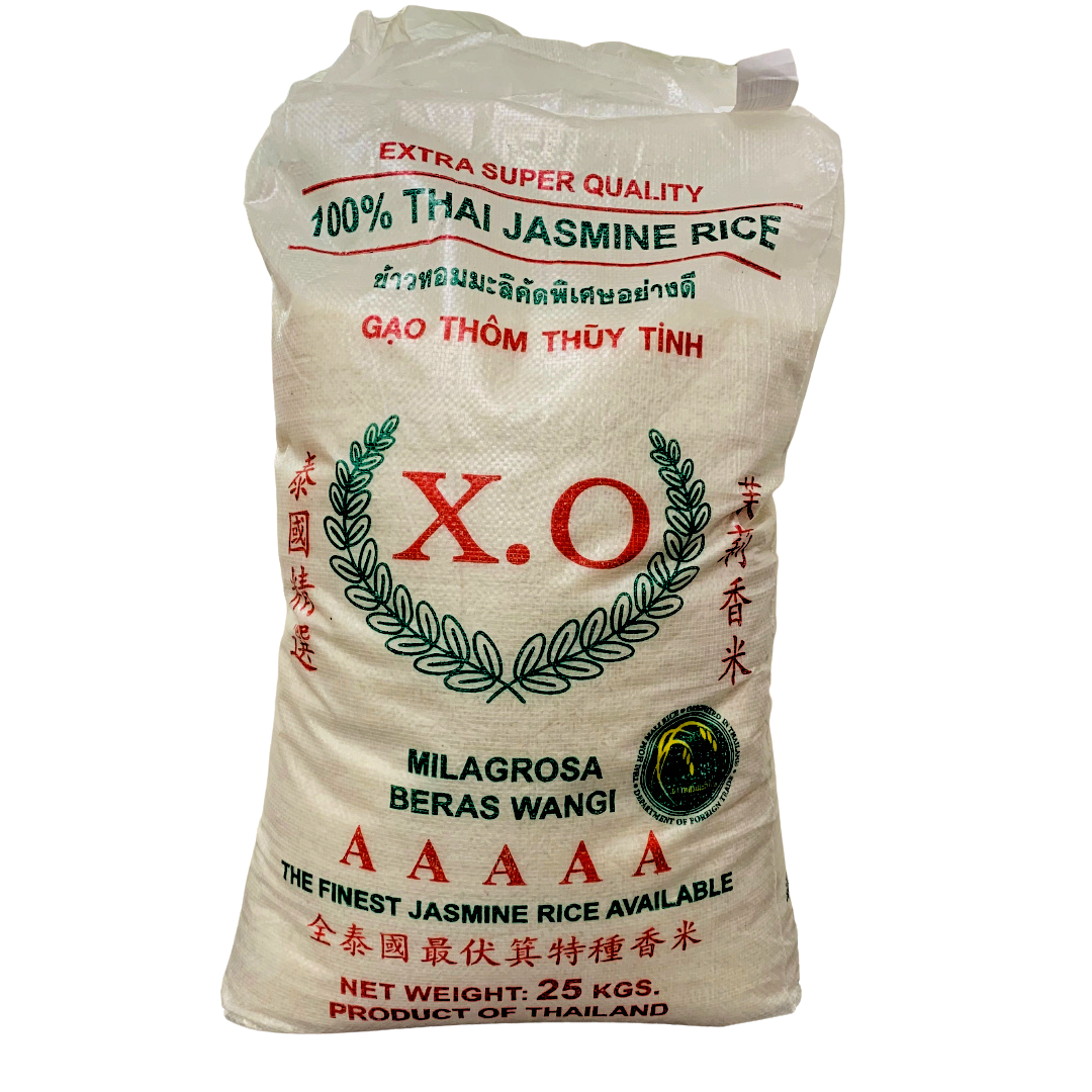 Thai Fragrant Jasmine Rice 25kg by XO – Thai Food Online (authentic ...
