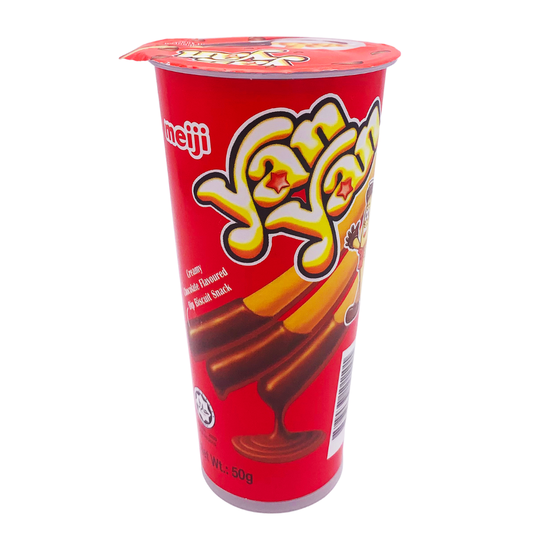 Yan Yan Chocolate Flavoured Dip Biscuits 50g by Meiji – Thai Food ...