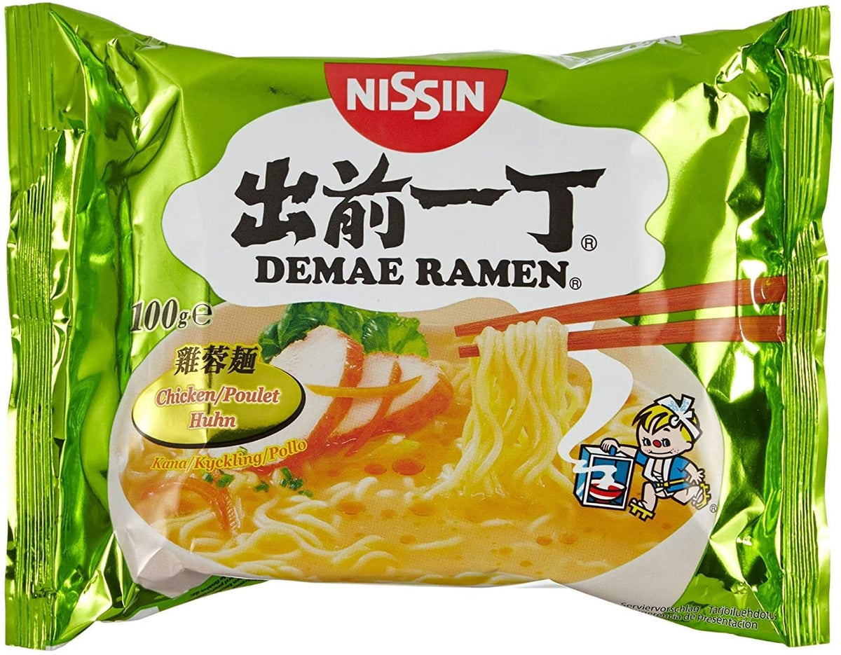 Demae Ramen Japanese Noodles Chicken Flavour 100g by Nissin – Thai Food ...