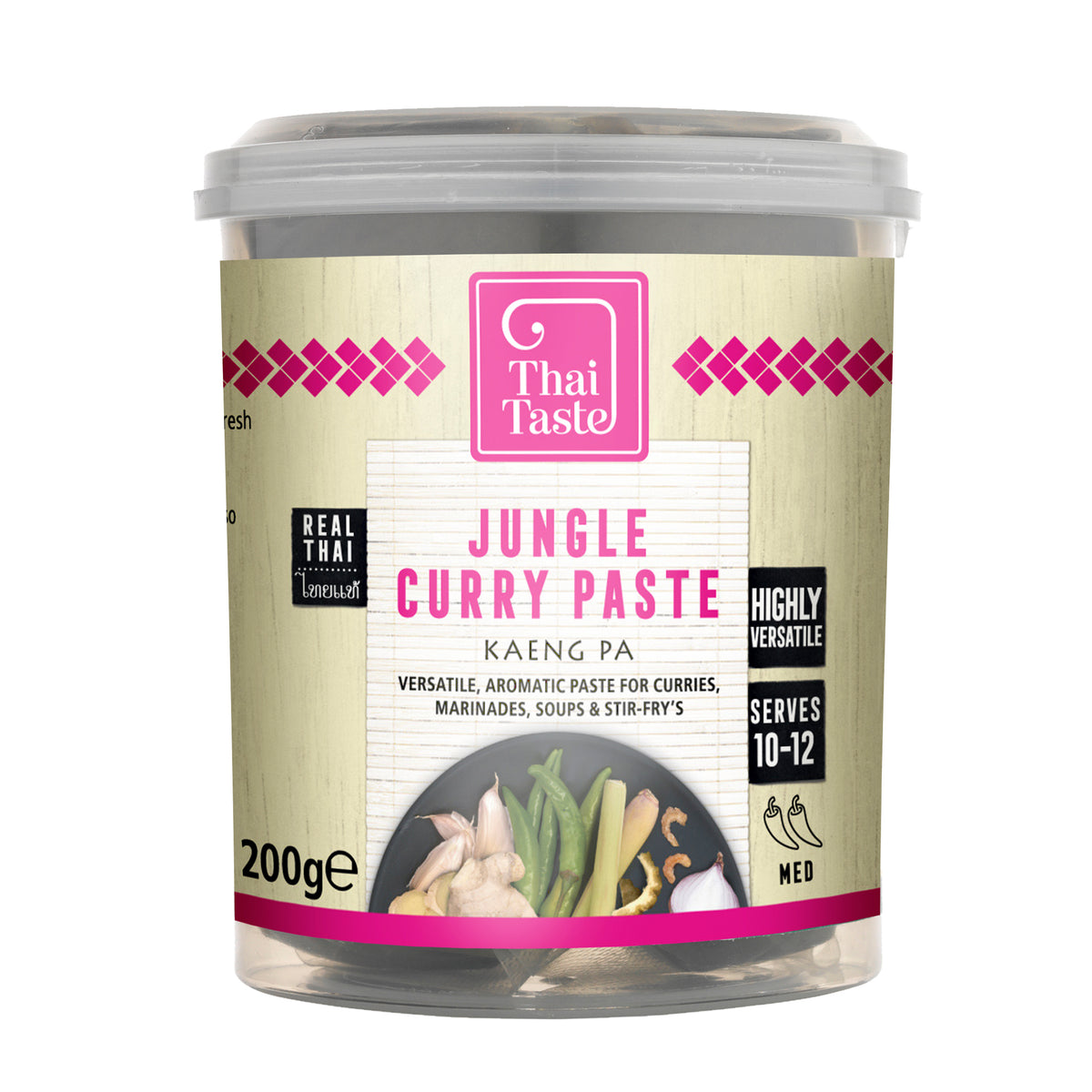 Thai Jungle Curry Paste (Kaeng Pa) 200g by Thai Taste – Thai Food ...