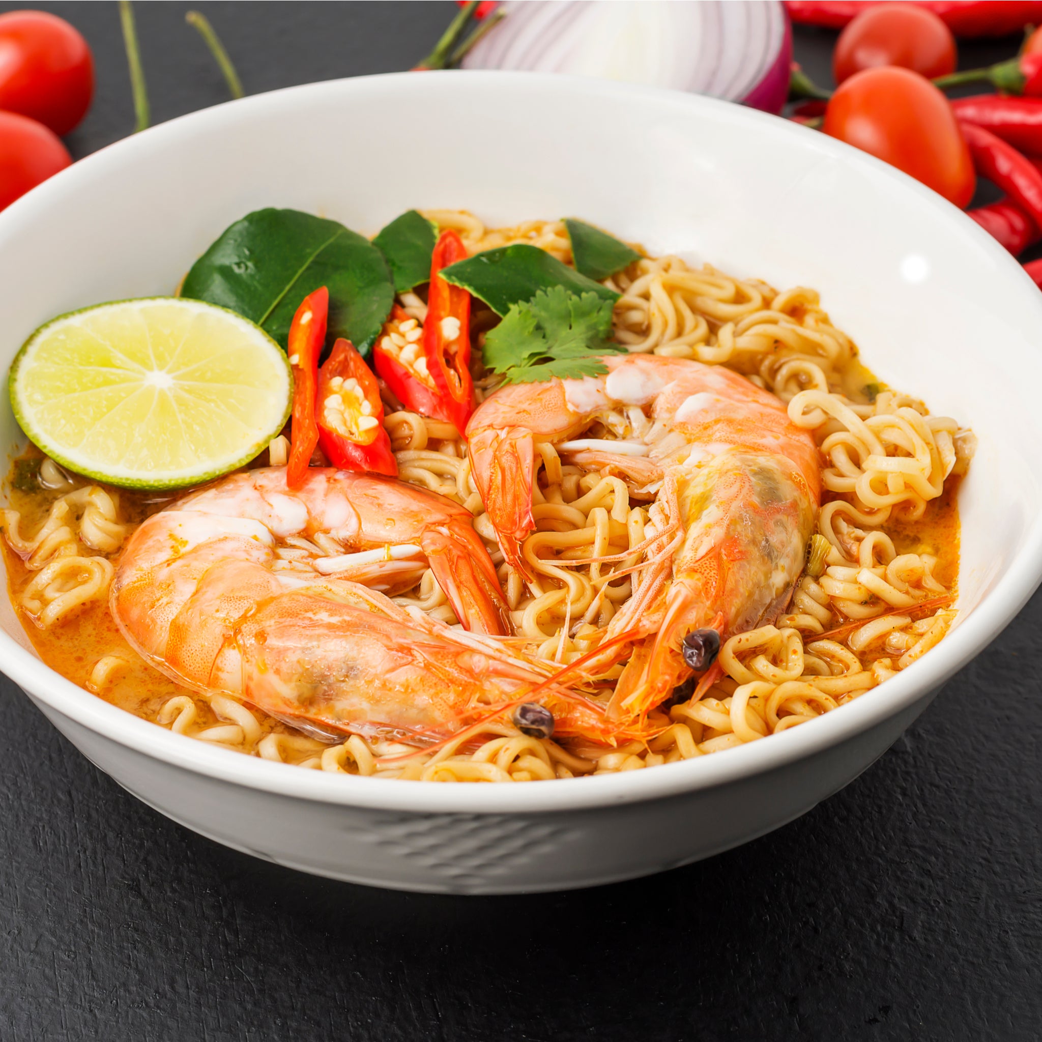 Tom Yum Shrimp Instant Noodles 60g By Mama Thai Food Online tom-yum-shrimp-instant-noodles-60g-by-mama-thai-food-online