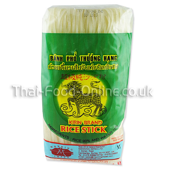 Thai Rice Stick (3mm) 400g by Kirin – Thai Food Online (authentic Thai ...