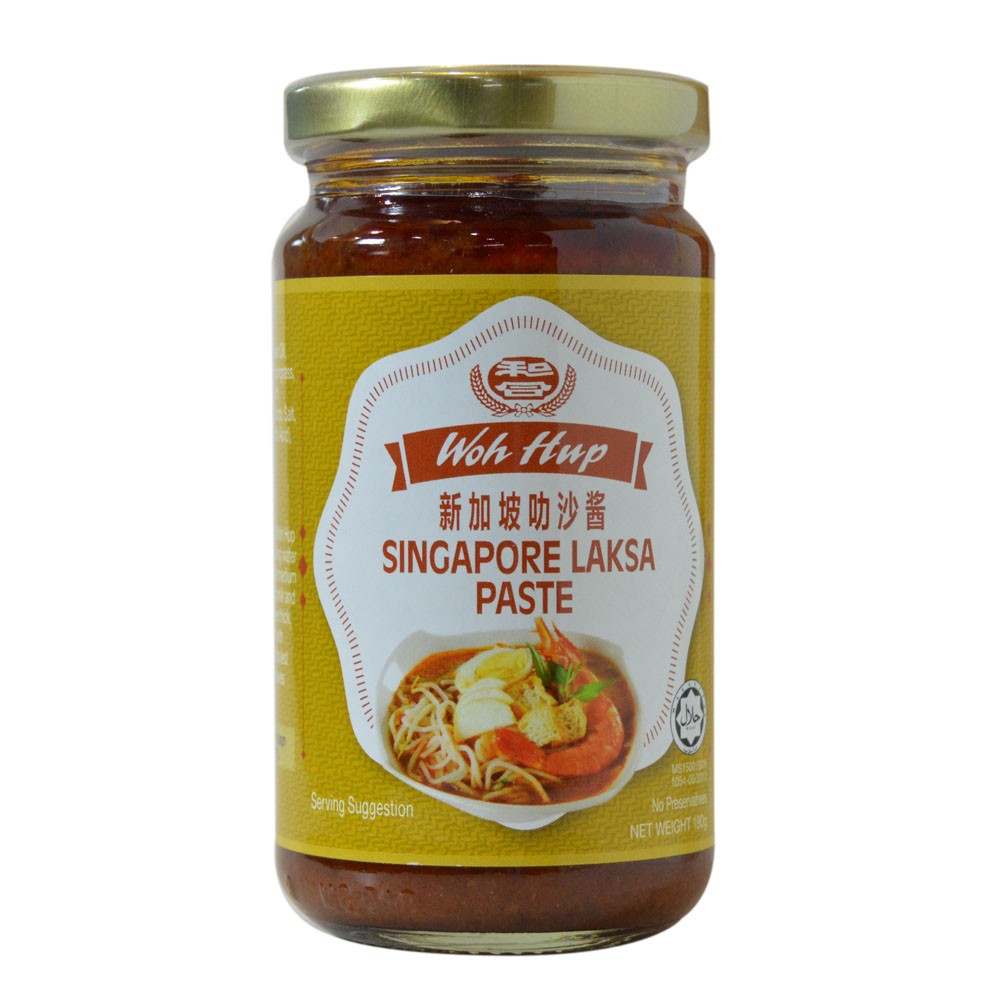 Singapore Laksa Paste 190g by Woh Hup – Thai Food Online (authentic ...