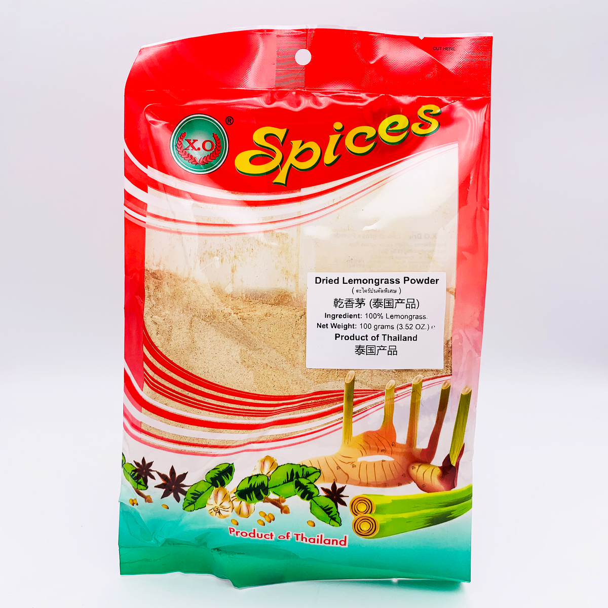Thai lemon grass (lemongrass) powder (100g packet) by XO – Thai Food ...